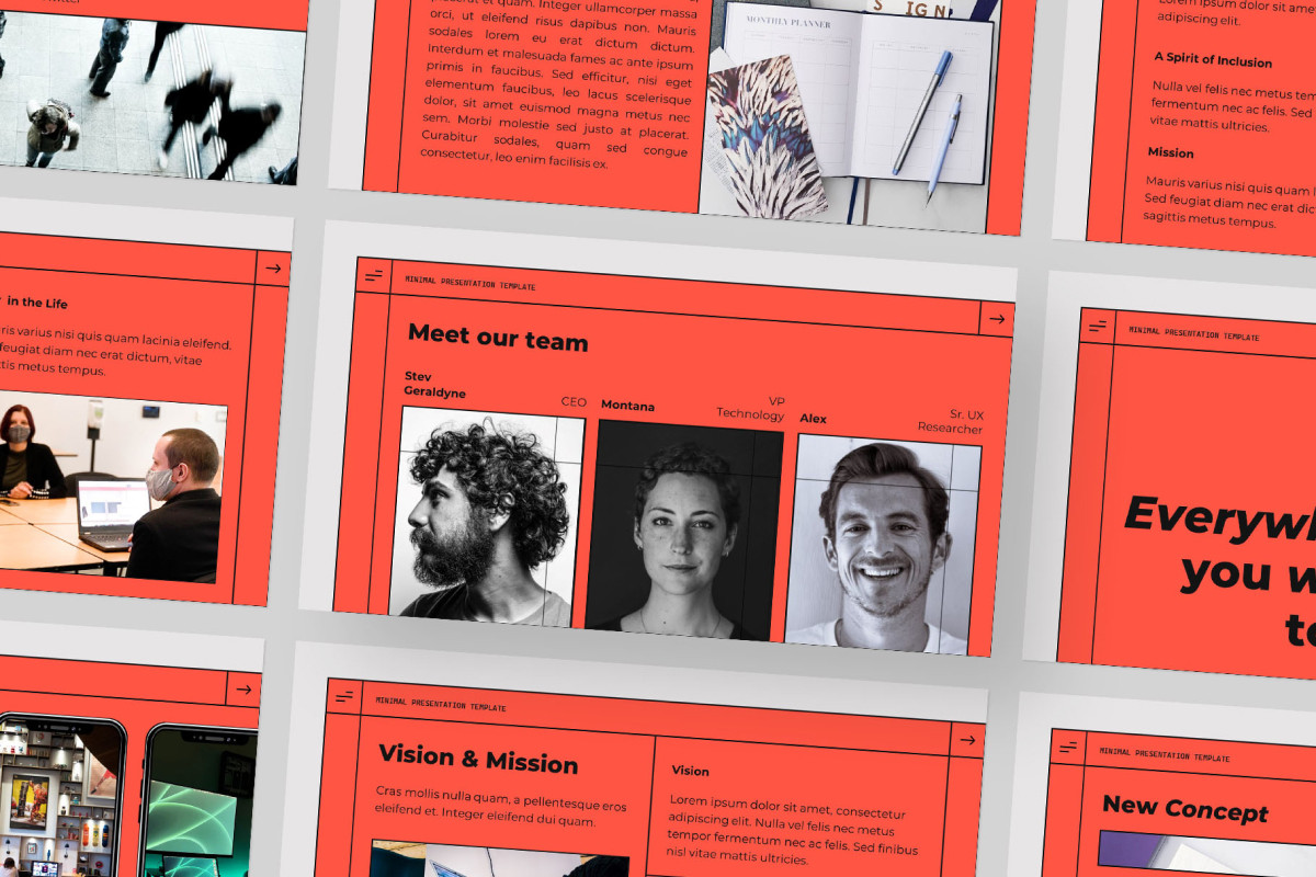 Minimal X PowerPoint Template | Nulivo Market